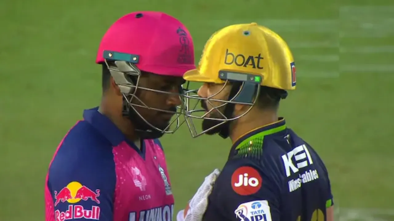 [WATCH] IPL 2025: Virat Kohli asks Sanju Samson to check his heart beat during RR vs RCB clash